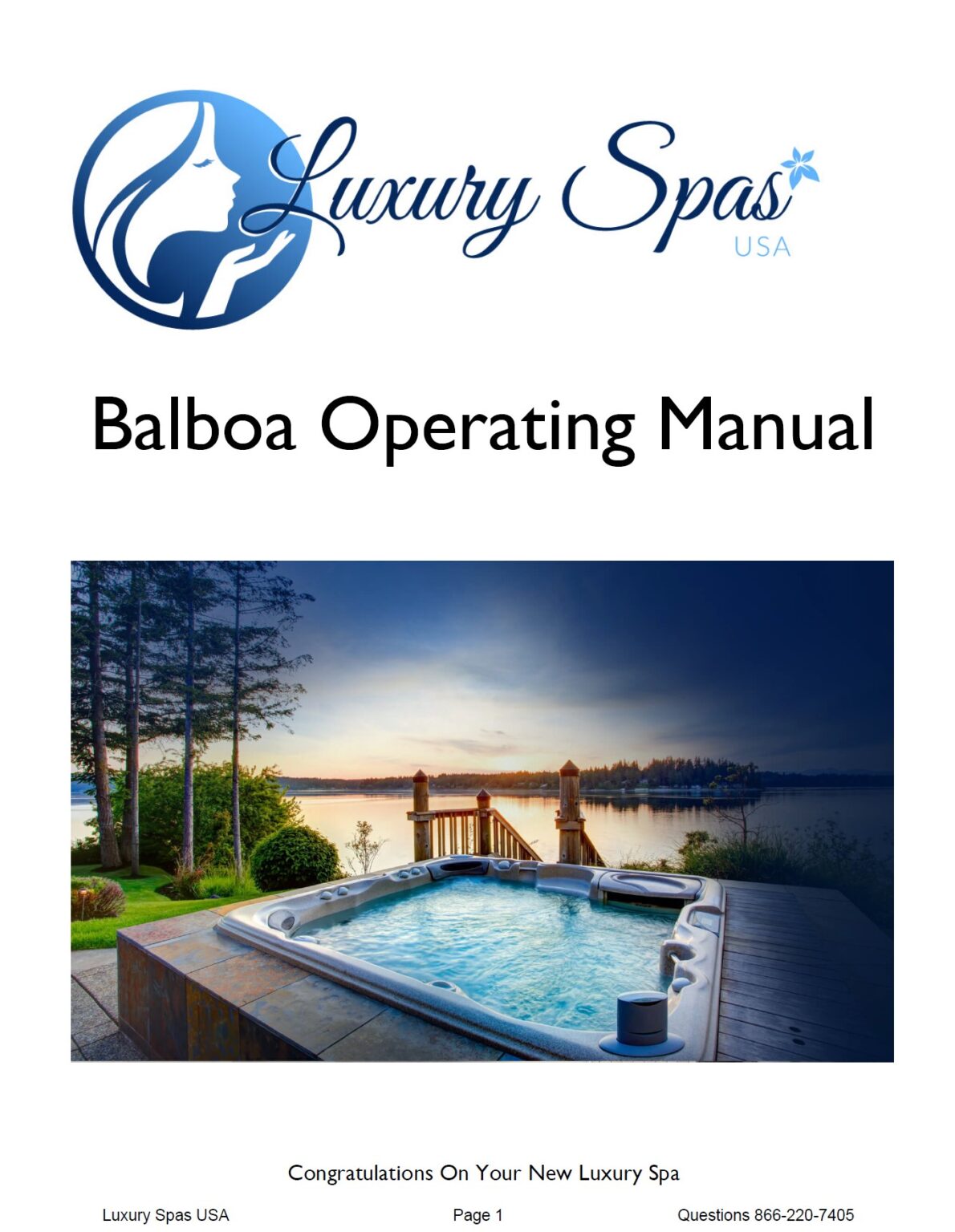 Balboa Owners Manual - Sierra Spa Owner Manuals